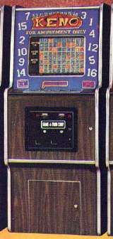Keno, Arcade Video game by GAT (1983)
