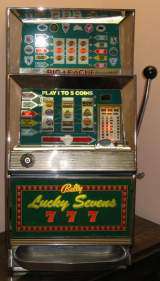 Lucky Sevens (1970) - Slot Machine (mechanical) by Bally Mfg. Co ...