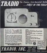 Tradio: The Hotel Radio, Service Machine by Tradio, Inc. (1946)