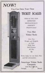 Ticket Scale, Scale by American Ticket Scale Co. (1926)