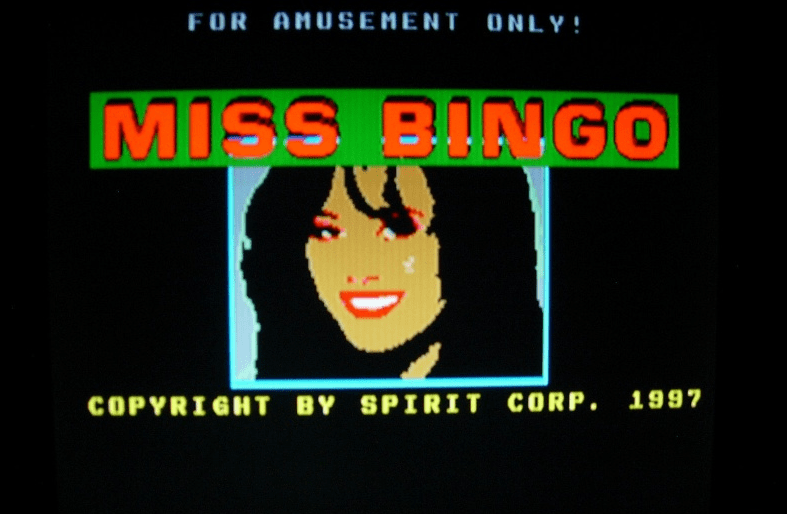 Miss Bingo, Arcade Video game by Spirit Tech. Corp.(1997)