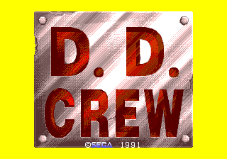D.D. Crew (1991) - Arcade Video game by SEGA of America, Inc.