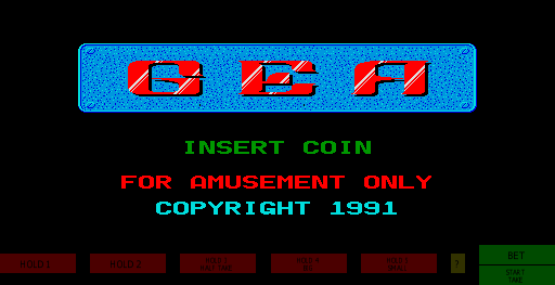 GEA, Medal game (video) by Subsino Co., Ltd.(1991)