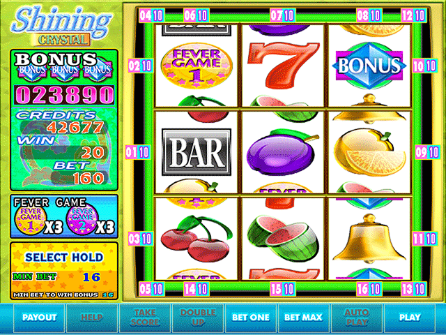 Shining Crystal , Slot Machine (mechanical) by Paokai Electronic ...