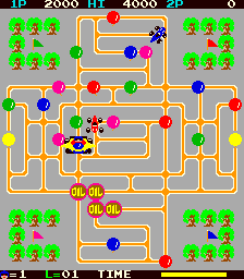 Van-Van Car, Arcade Video game by Sanritsu (1983)