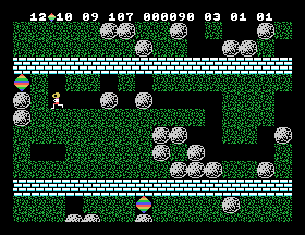 Boulder Dash, Colecovision cart. by Micro Lab, Inc.(1984)
