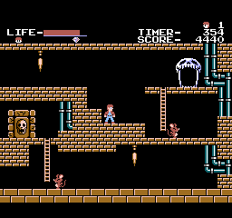 The Goonies , Nintendo Famicom cart. by Konami Industry Co., Ltd. (1986)