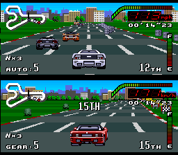 Top Gear , Nintendo Super NES NTSC cart. by Kemco America, Inc.(1992)