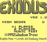 Exodus: Journey to the Promised Land, Nintendo Game Boy Cart. by Wisdom ...