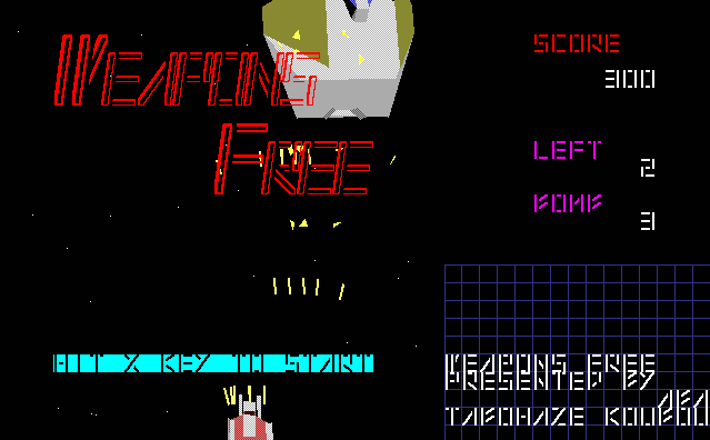 Weapons Free, NEC PC-9801 Series 3.5in. disk by ABA (199?)