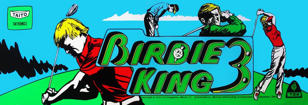 Birdie King 3 (1984) - Arcade Video game by Taito Corp.