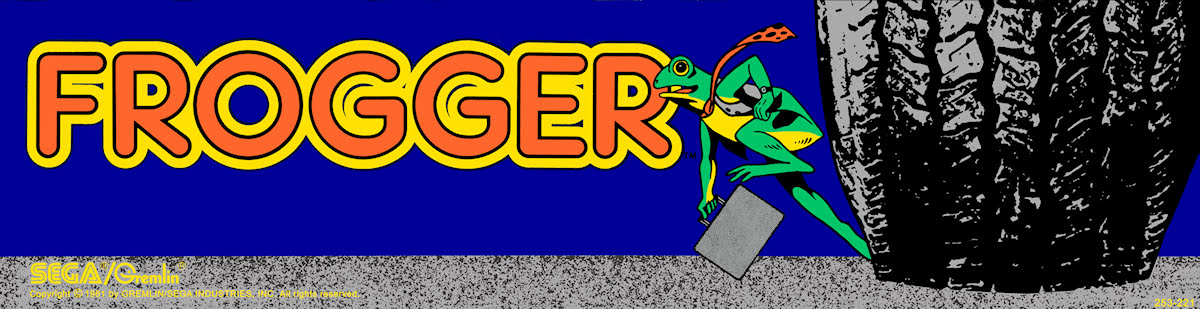 Frogger (1981) - Arcade Video game by SEGA Enterprises, Ltd.