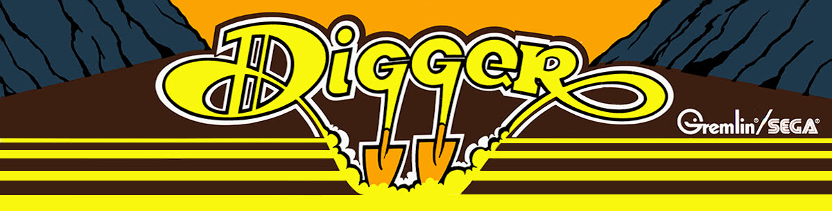 Digger, Arcade Video game by Gremlin Ind, Inc. (1980)